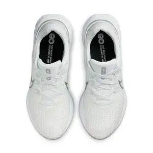 Nike React Infinity Run Flyknit 3 Athletic Sneakers - White/gray
