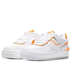 Nike Force 1 Shadow Sneakers - White/orange