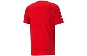 PUMA Ferrari Race Big Shieldtee+ Printing Short Sleeve Racing T-shirt