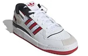 Adidas Forum Exhibit Low "white Scarlet - White/red/black