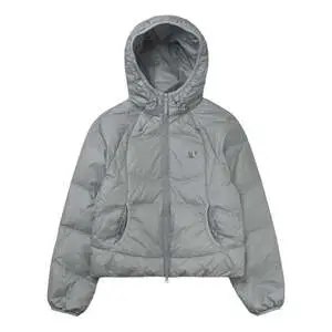 NEW BALANCE Lightweight Hooded Down Jacket - Silver