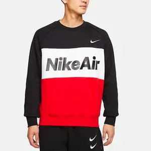 Nike Splicing Colorblock Crewneck Sweatshirt