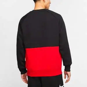 Nike Splicing Colorblock Crewneck Sweatshirt