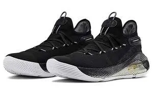 Under Armour Curry 6 Team Basketball Sneakers - Black