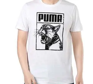 PUMA Graphic Tee Box Logo Living Series Short Sleeve