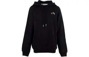 Off-White Flower Embroidered Arrow Hoodie