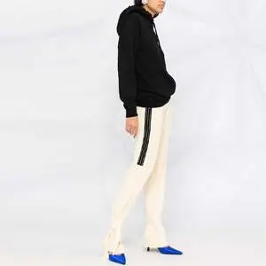 Off-White Flower Embroidered Arrow Hoodie