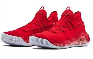 Under Armour Curry 6 Team Basketball Shoes - Red