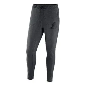 Nike Nba Lakers Fleece Basketball Training Sports Pants/trousers/joggers Gray - Multi-color