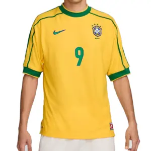 Nike Brazil 1998 Reissue Ronaldo Jersey - Yellow/green