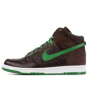 Nike Dunk High 'stussy World Tour London' Sneakers - Brown/green
