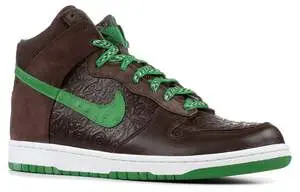 Nike Dunk High 'stussy World Tour London' Sneakers - Brown/green
