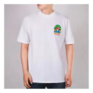 PUMA Printing Round Neck Short Sleeve - White