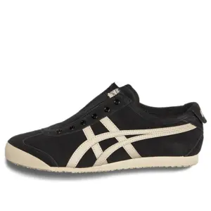Onitsuka Tiger Mexico 66 Slip-on Suede Sneakers - Black Putty