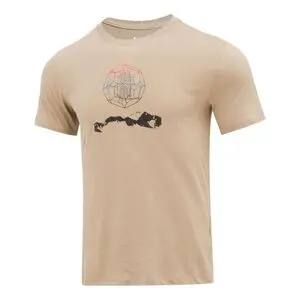 Nike Printing Round Neck Short Sleeve Khaki T-shirt - Default Color