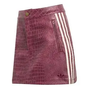Adidas Pleather Mini Skirt Asia Sizing - Maroon