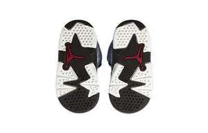 JORDAN Air 6 Retro Washed Denim Sneakers - Blue