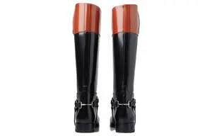 Gucci Knee-high Boot With Harness Detail - Black/brown