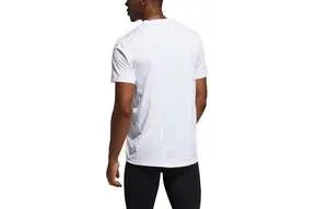 Adidas Training Sports Elastic Short Sleeve T-shirt - White