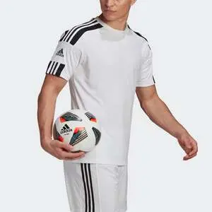 Adidas Squad 21 Short Sleeve Jersey - White