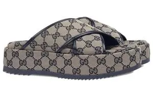 Gucci Gg Platform Slide Sandal