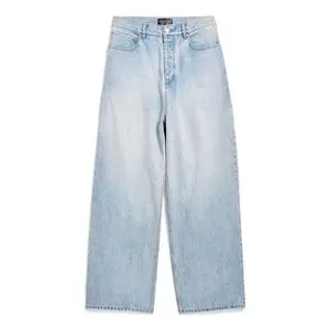 Balenciaga Baggy Jeans Light Wash Denim - Light Blue