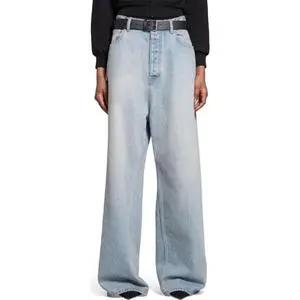 Balenciaga Baggy Jeans Light Wash Denim