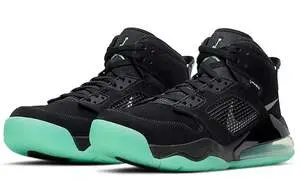 JORDAN Mars 270 High Top Sneakers - Black/reflect Silver-green Glow