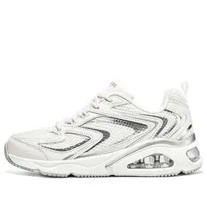 Sketchers Athletic Lace-up Sneakers - White/silver