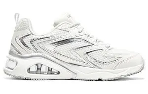 Sketchers Athletic Lace-up Sneakers - White/silver
