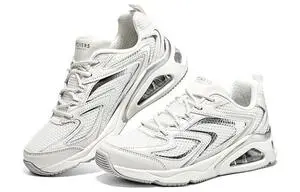 Sketchers Athletic Lace-up Sneakers - White/silver