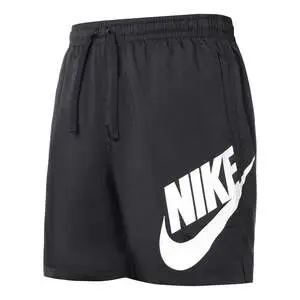 Nike Large Logo Woven Sports Shorts - Black