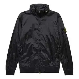 Stone Island Compass Patch Long-sleeve Bomber Jacket - Black