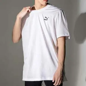 PUMA Recheck Pack Graphic Tee Logo Printing Short Sleeve
