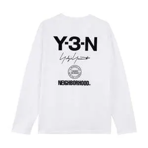 Adidas Y-3 Nbhd Logo Long Sleeve T-shirt