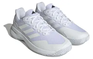 Adidas Gamecourt 2.0 Athletic Sneakers - Cloud White/matte Silver