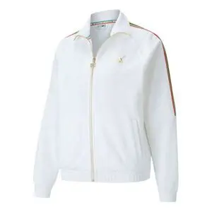 PUMA World Resonance Series Zipper Knit Track Jacket - White