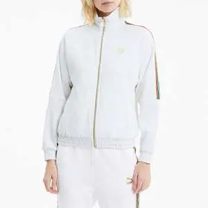 PUMA World Resonance Series Zipper Knit Track Jacket - White