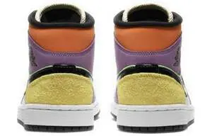 JORDAN 1 Mid Se "lightbulb" Sneakers - White/multi-color