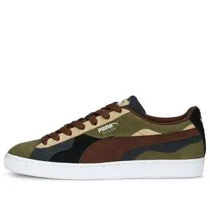 PUMA Suede Camowave Sneakers - Camo/olive/chestnut