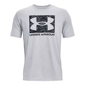 Under Armour Abc Camo Boxed Logo Short Sleeve T-shirt - Light Grey