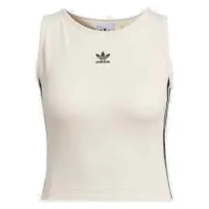 Adidas 3-stripes Padded Tank Top - White