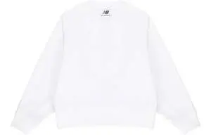 NEW BALANCE Alphabet Print Crewneck Sweatshirt - White