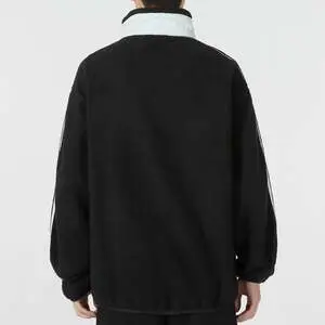 Adidas Athletic Stand Collar Zip-up Fleece Jacket