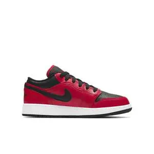 JORDAN 1 Low "reverse Bred Pebbled - Red/black