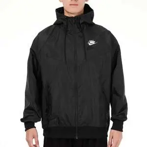Nike Embroidered Logo Sports Woven Hooded Jacket