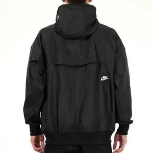 Nike Embroidered Logo Sports Woven Hooded Jacket
