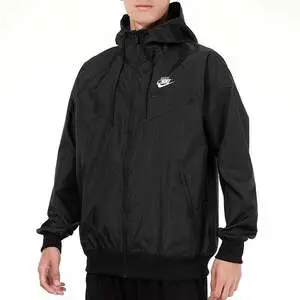 Nike Embroidered Logo Sports Woven Hooded Jacket