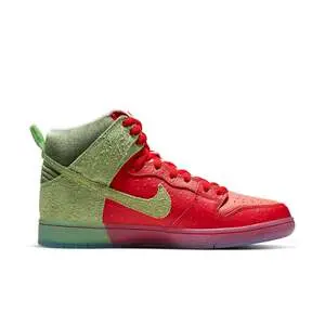 Nike Dunk High "strawberry Cough" Sneakers - Redgreen