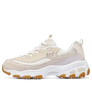Sketchers Dlites 1.0 Sneakers - White/beige/khaki